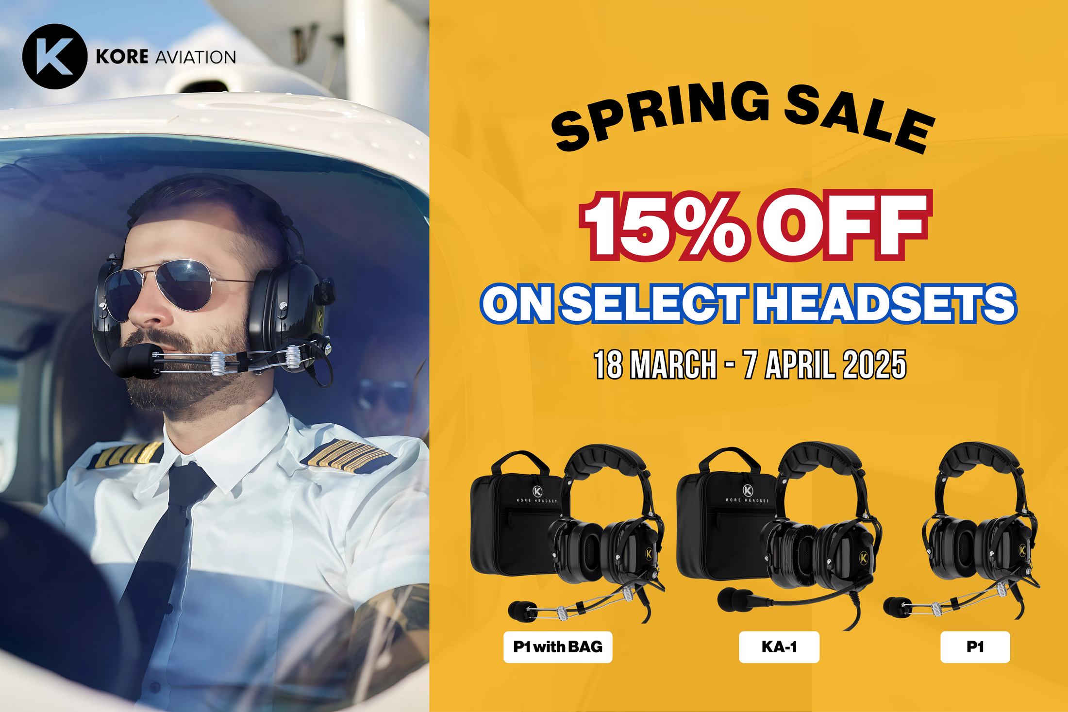 Aviation Headsets | Pilot Headsets | Airplane Headsets – KORE HEADSET LLC